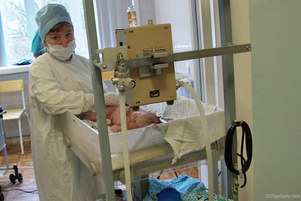One day in Russian Maternity hospital. Photostory
