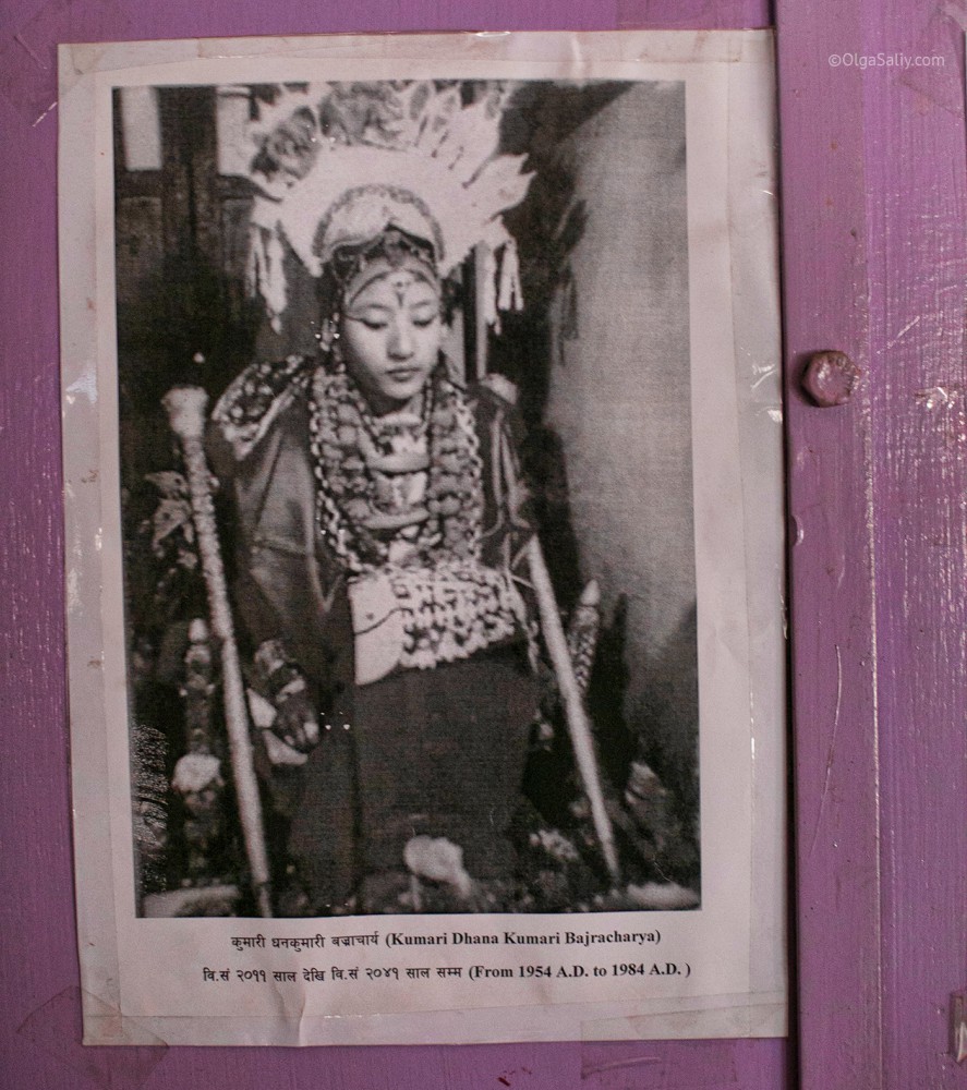 In Kumari's house. Living Goddess life in Nepal